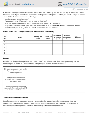 Missions with LEGO® Robotics Bundle - databot